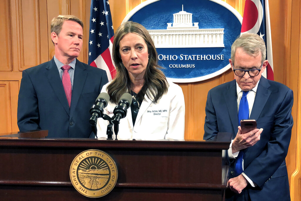 Ohio Health Director Dr. Amy Acton Cites Public Health Risk, Order ...